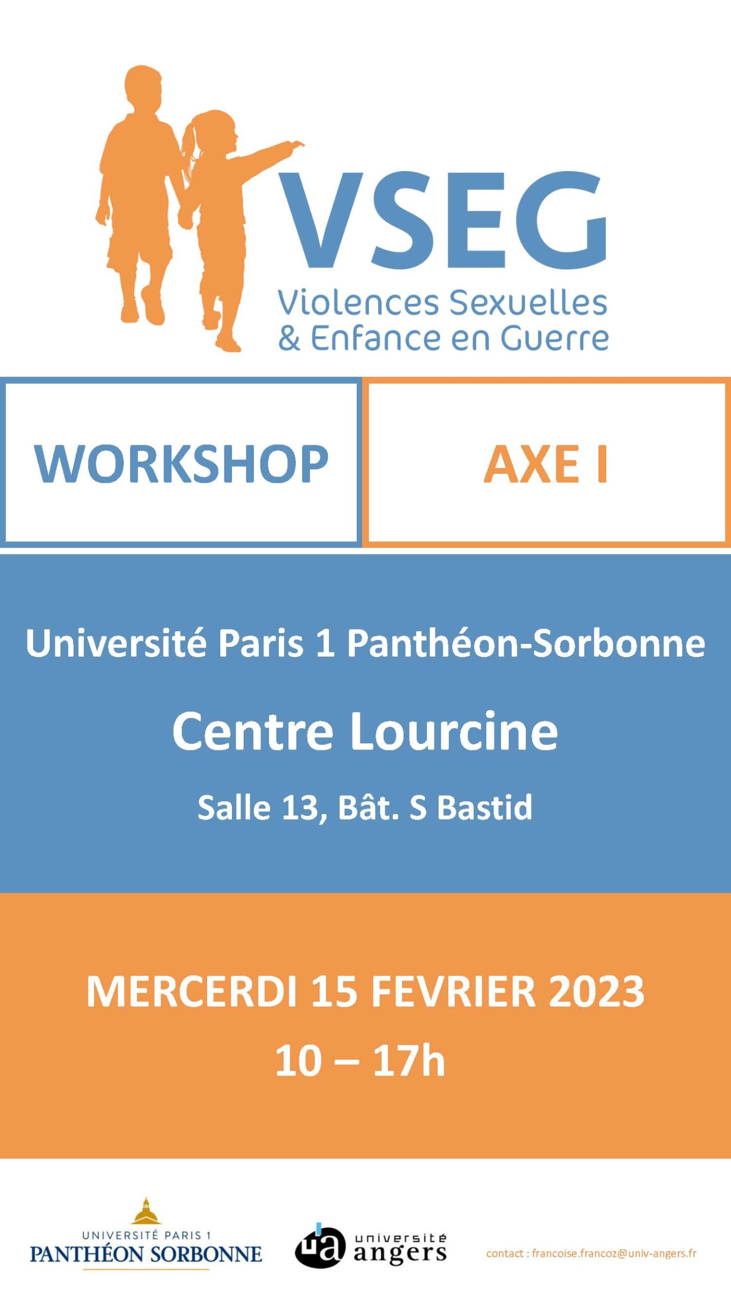 WORKSHOP Axe 1 VSEG | VSEG